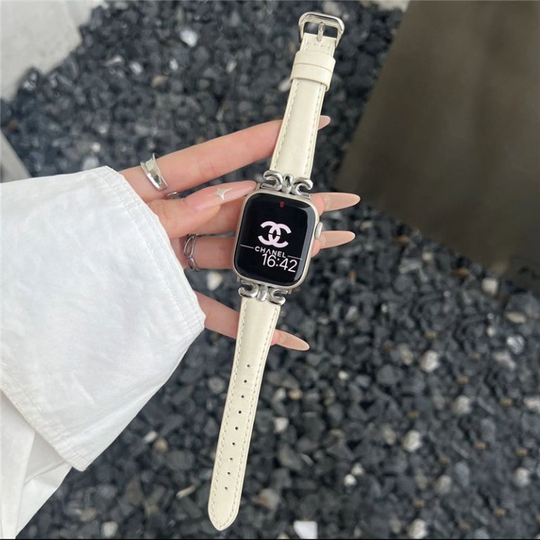 アップル ウォッチ バンド セリーヌ 革 apple watchバンド 女性 ブランド celine風 アップルウォッチ7/8/Ultra バンド