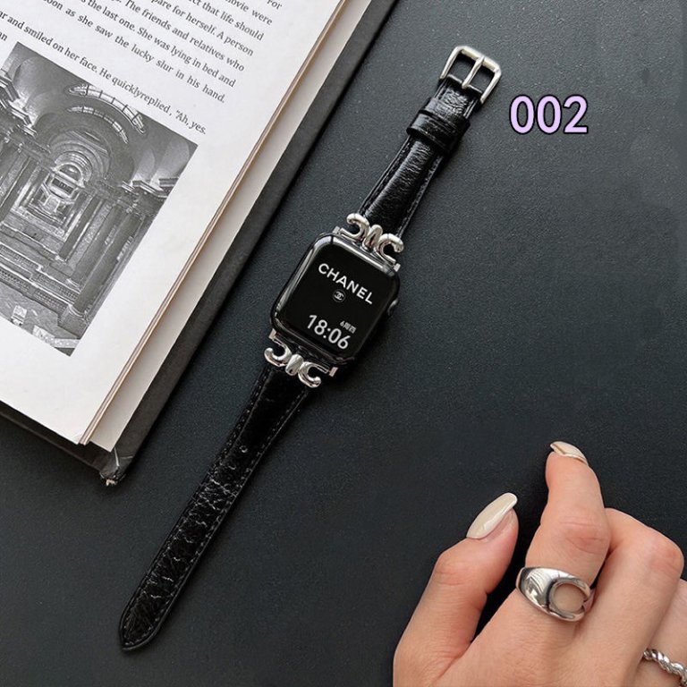 アップル ウォッチ バンド セリーヌ 革 apple watchバンド 女性 ブランド celine風 アップルウォッチ7/8/Ultra バンド